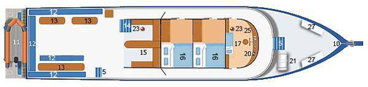 MV Explorer great-value Similan liveaboard with en suite & Nitrox.